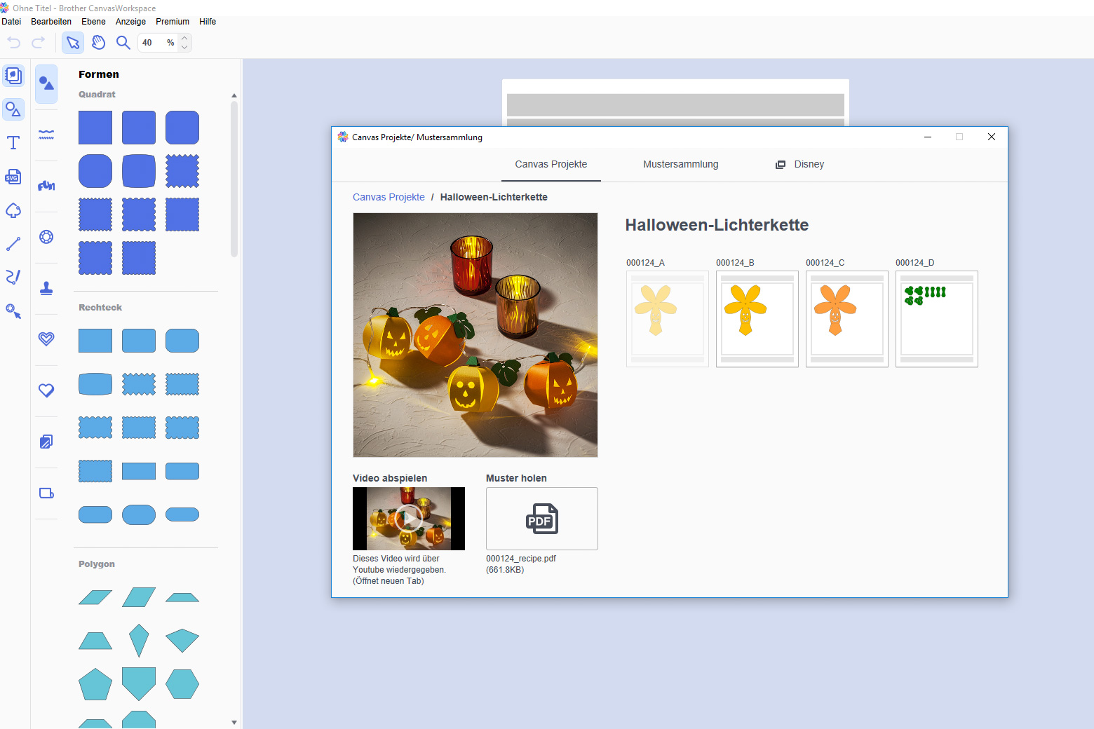 Herbstdekoration aus Stoff plotten - hobbyplotter